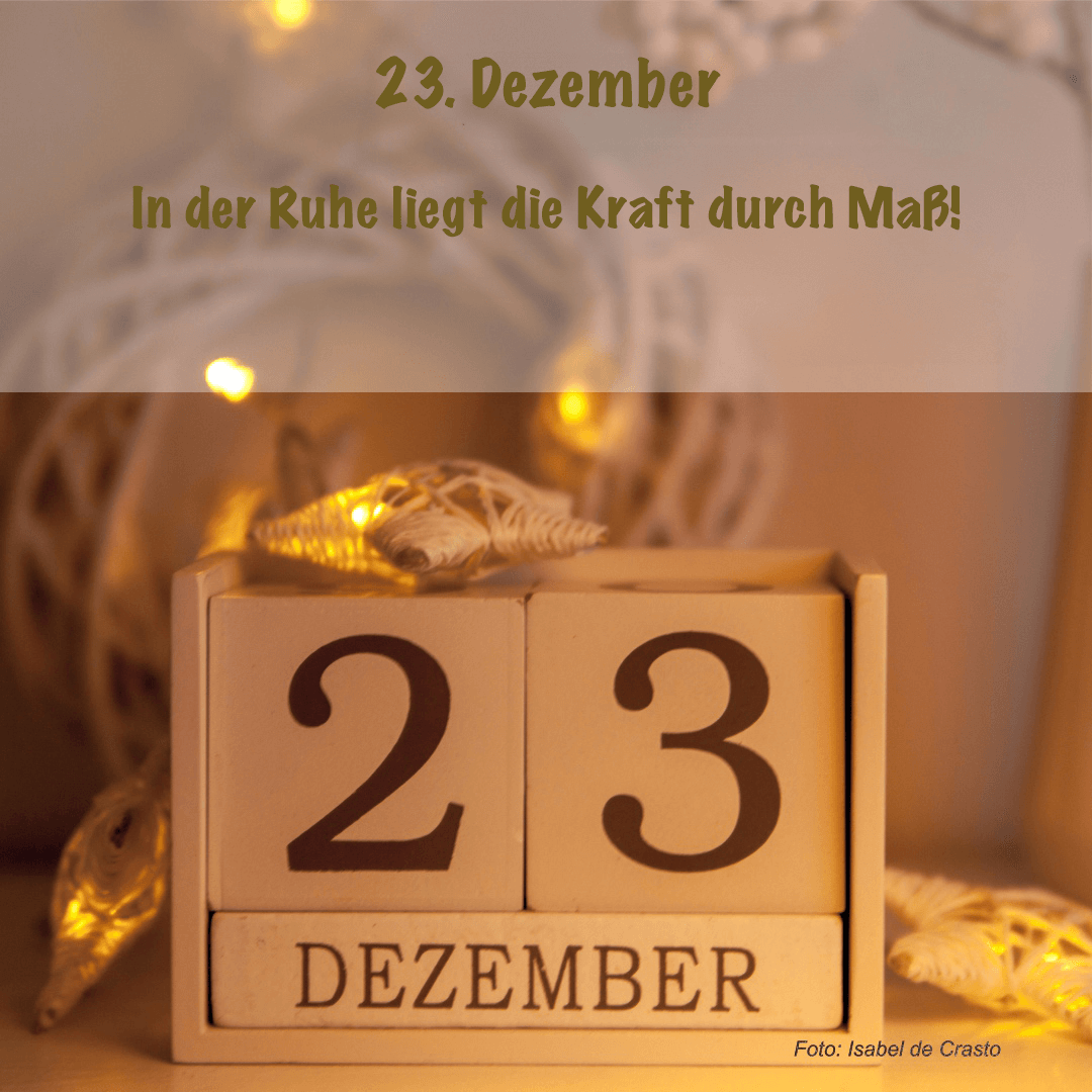 Adventskalender: 23. Dezember - Philippi-Methode